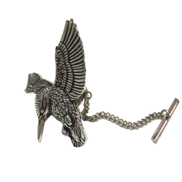 Kiola Designs | Accessories | Kingfisher Bird Tie Tack | Poshmark
